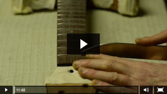 Recrown and Polish the Frets - Guitar Making