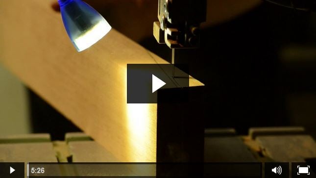 Cut the Headstock Angle - Guitar Making