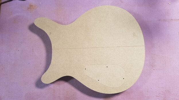 Electric Guitar Template Set - Guitar Making